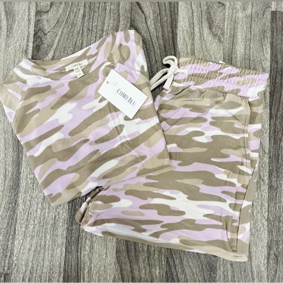 Como Blu | Intimates & Sleepwear | New Como Blu Shorts And Top Lounge ...